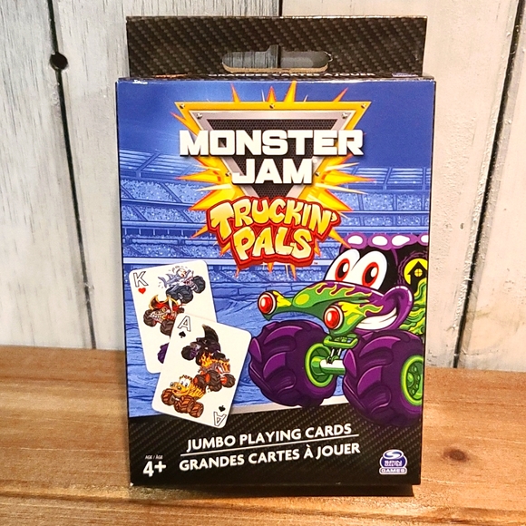 feld motor sports | Games | Monster Jam Jumbo Playing Cards 54 Cards ...